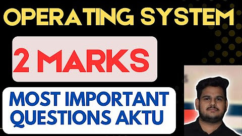 Operating System Aktu - YouTube