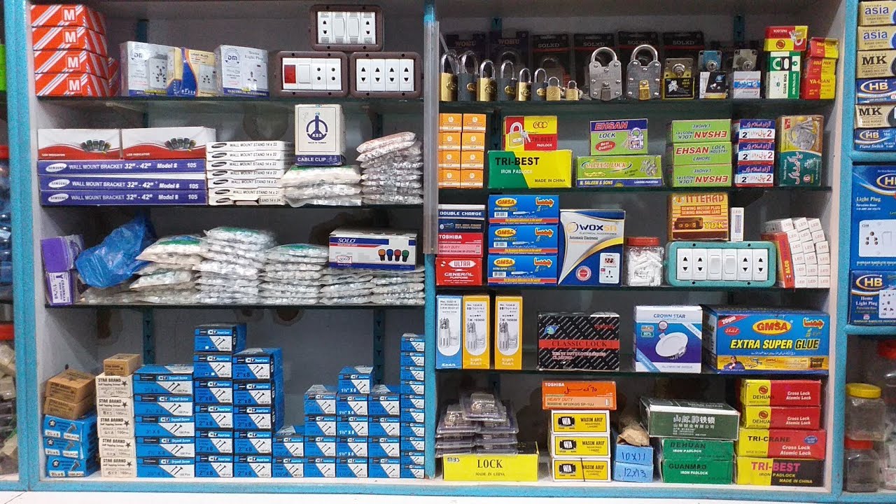 Hardware Shop | Electrical Shop | Shop Interior Design And Display ...