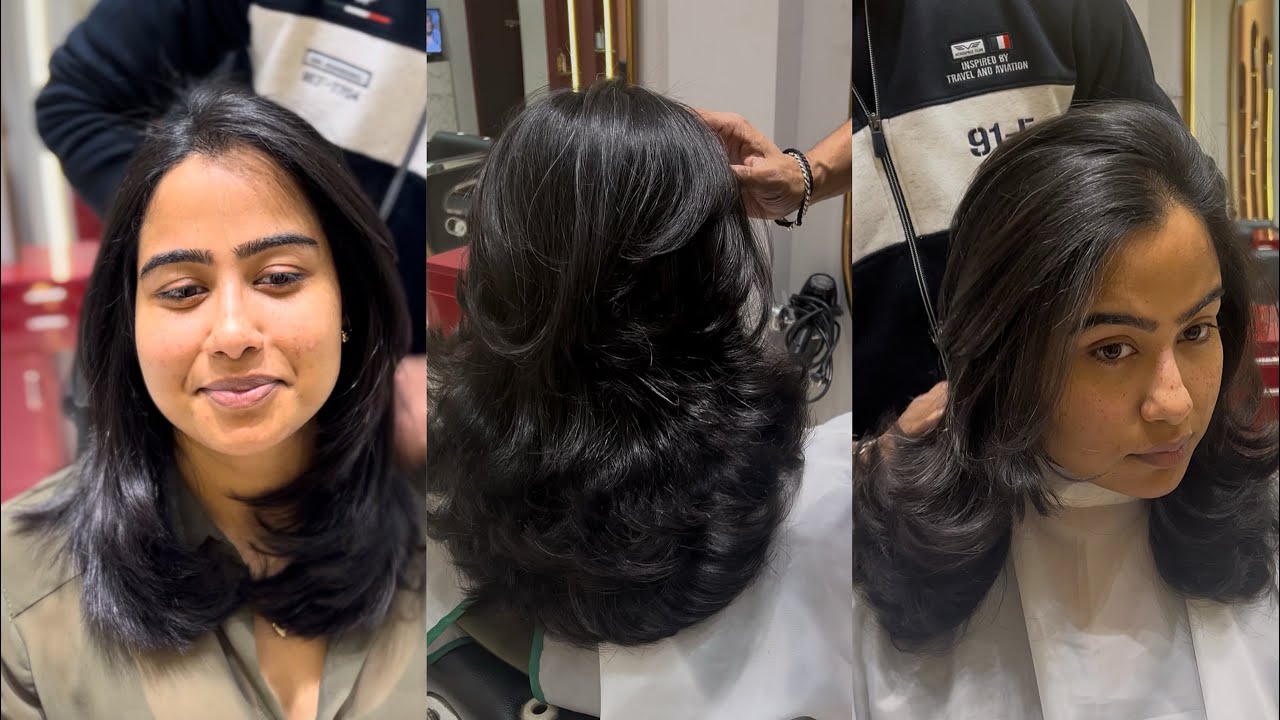 Multi layer hair cut tutorial // advance layer hair cut - YouTube