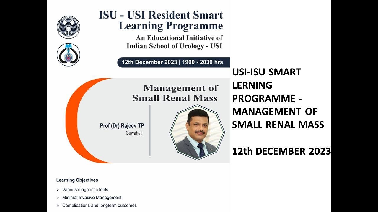 ISU Smart Learning Program - Management of Small Renal Mass12th ...