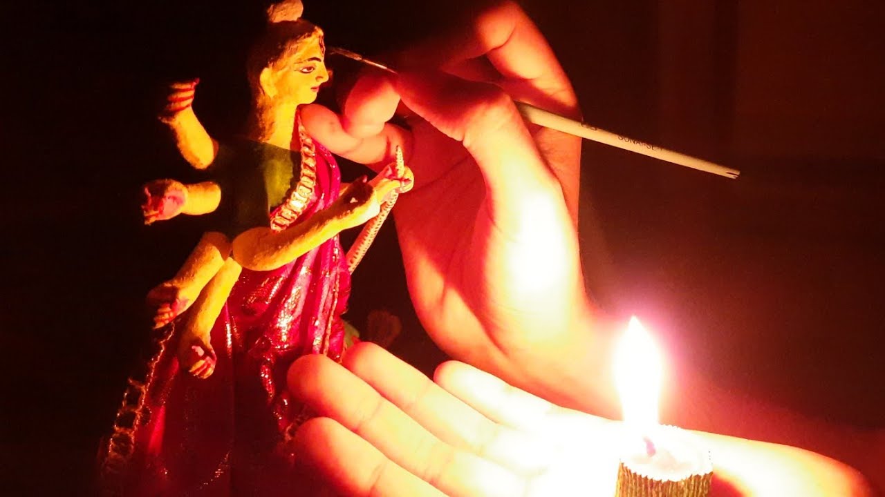 Durga Idol Making || Small durga Idol Making || Durga Puja 2020 ...