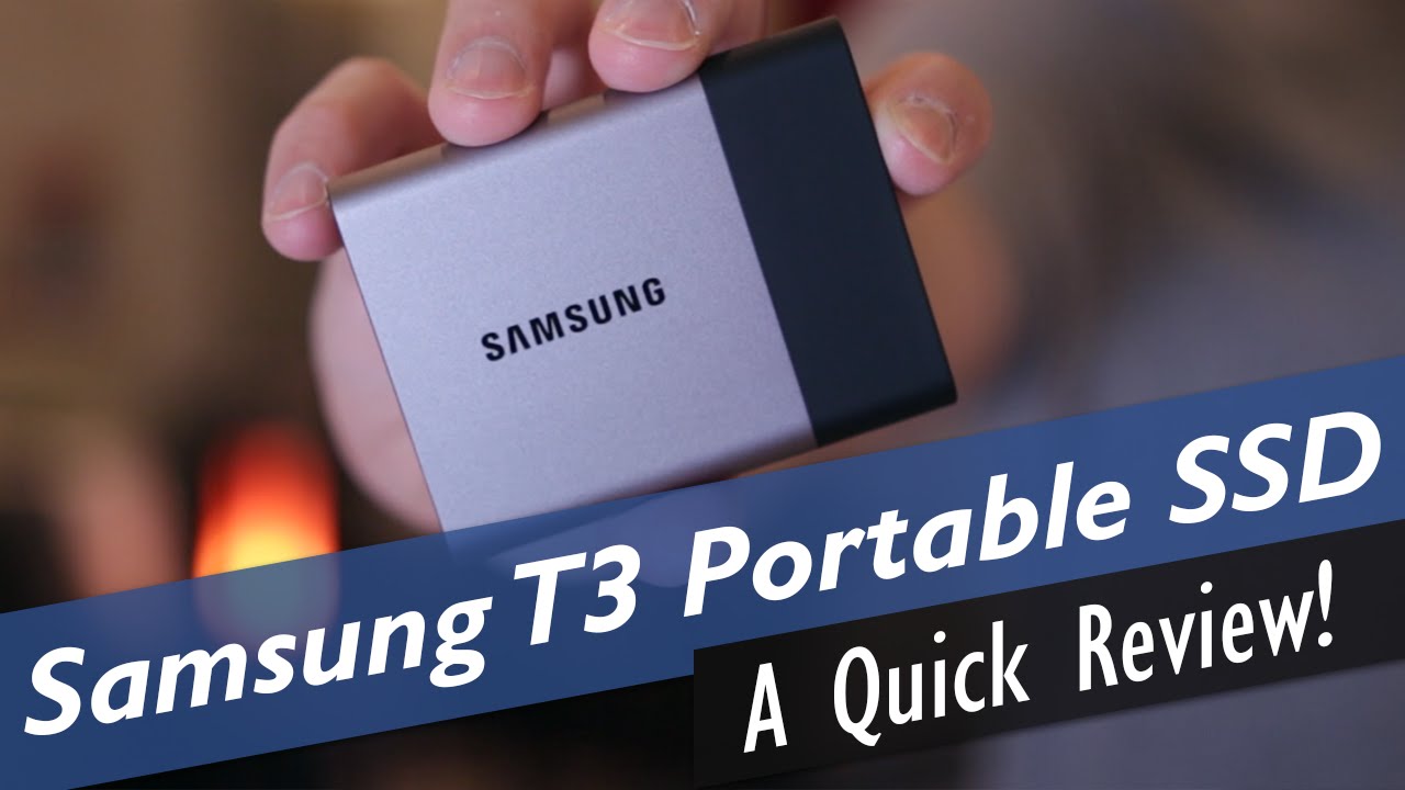 Samsung T3 Portable SSD - Your best portable external storage! - YouTube