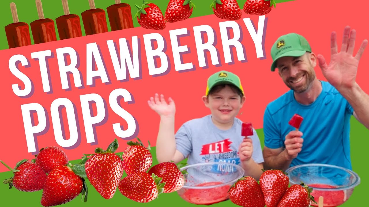 Strawberry Pops – One Ingredient, Kid Friendly, Easy, Fun & Cheap ...