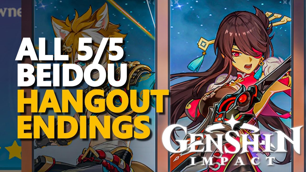 All Beidou Hangout Endings Genshin Impact - YouTube