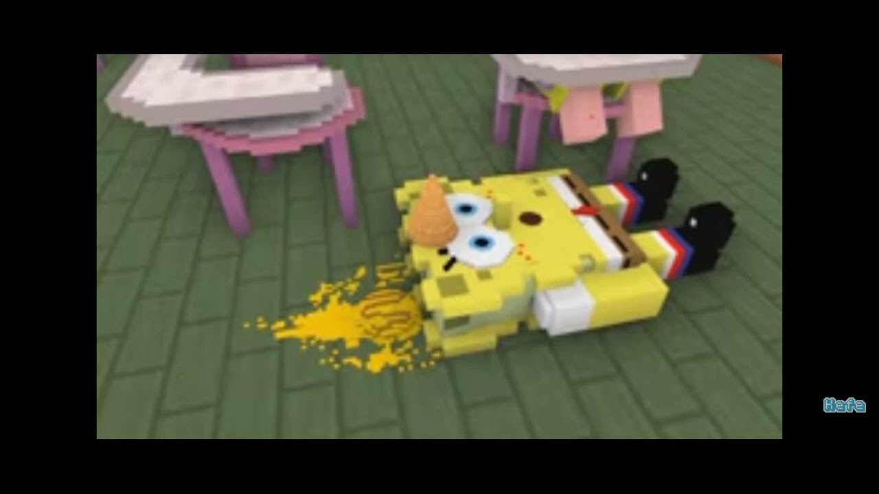 SpongeBob SquarePants Minecraft first rules no talking does that mean ...