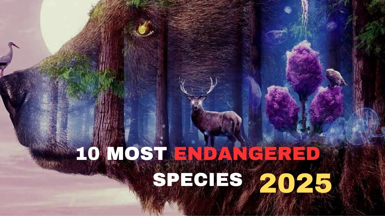 Top 10 Most Endangered Species in 2025 | A Call to Action - YouTube