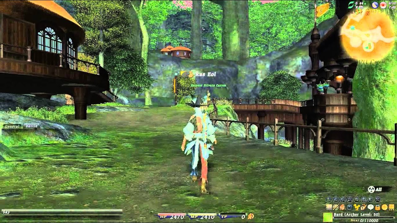 FFXIV Gridania - YouTube