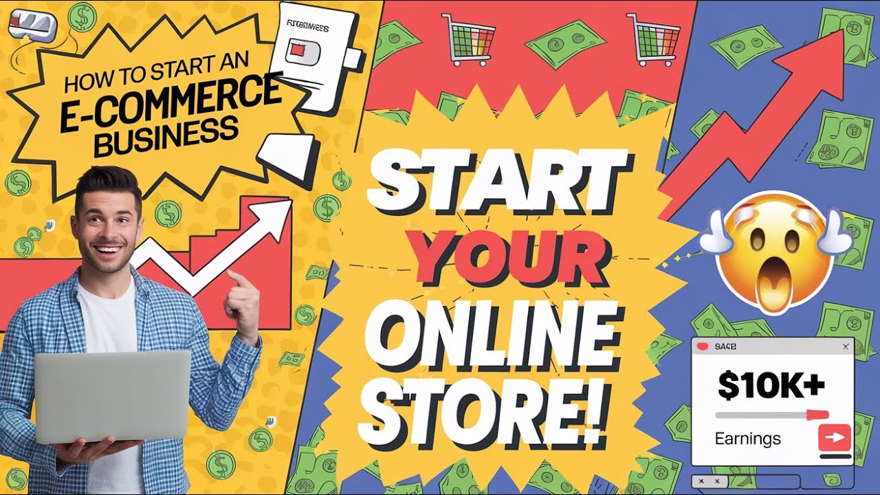 How to start E-commerce business step by step beginner guide ? - YouTube