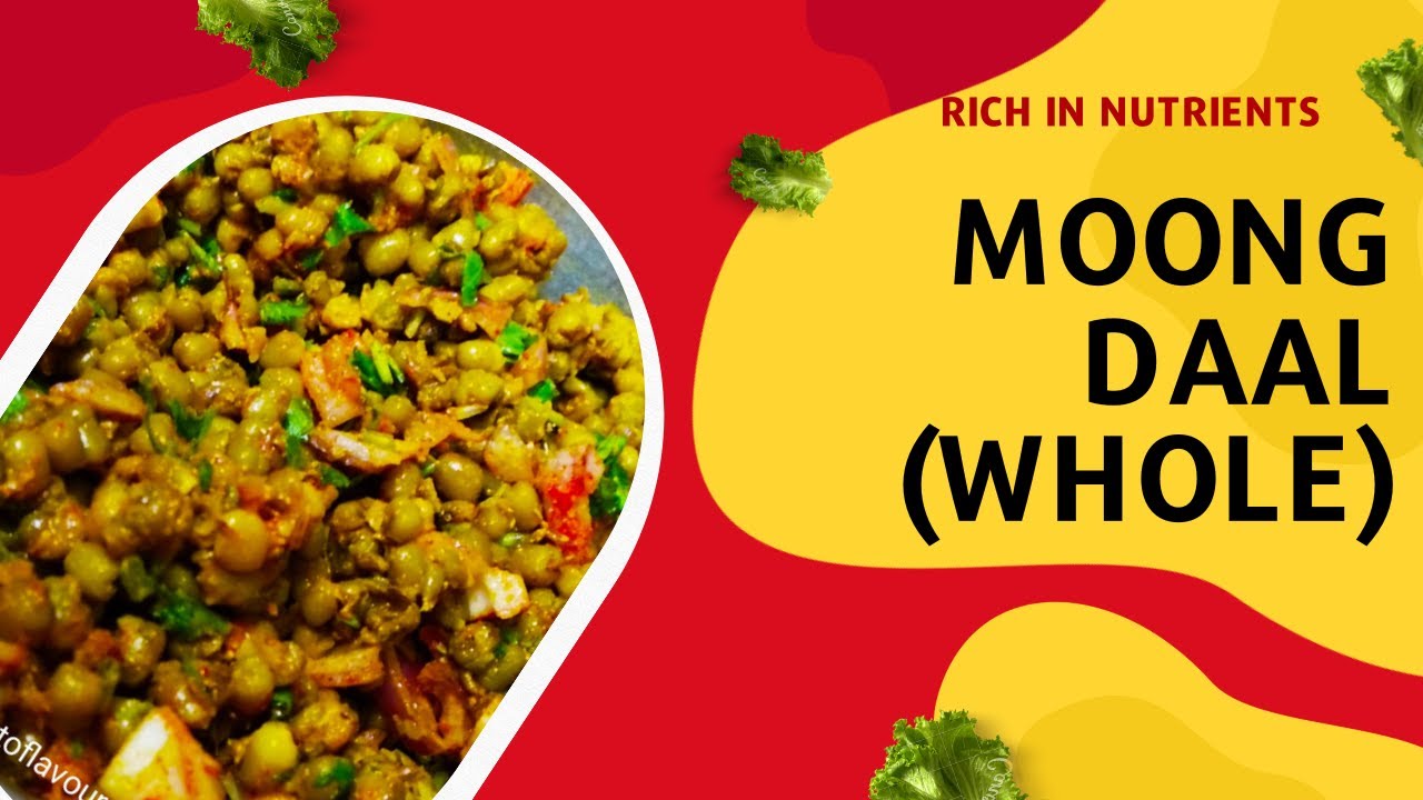 Moong Daal (whole) subzi recipe - YouTube