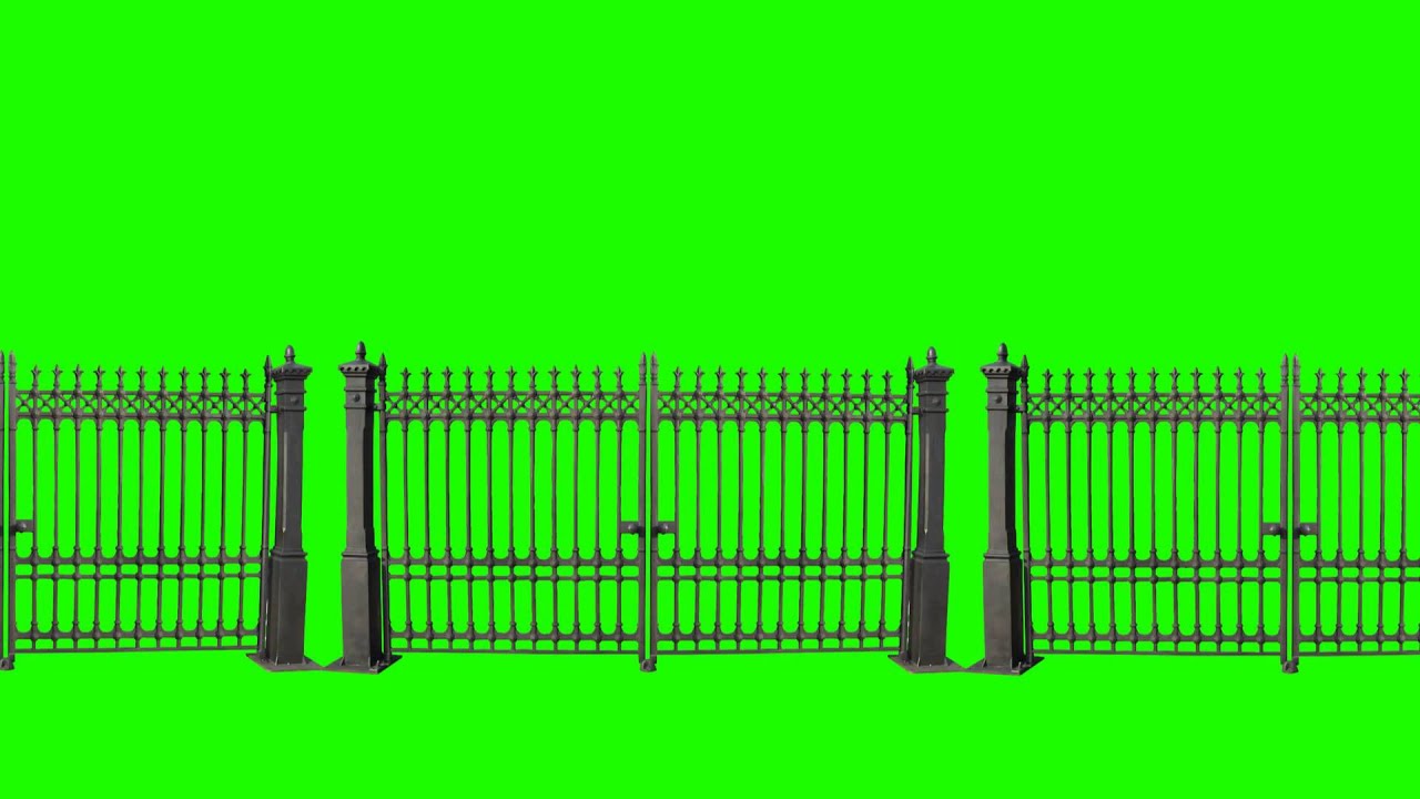 gates animation in green screen free stock footage - YouTube
