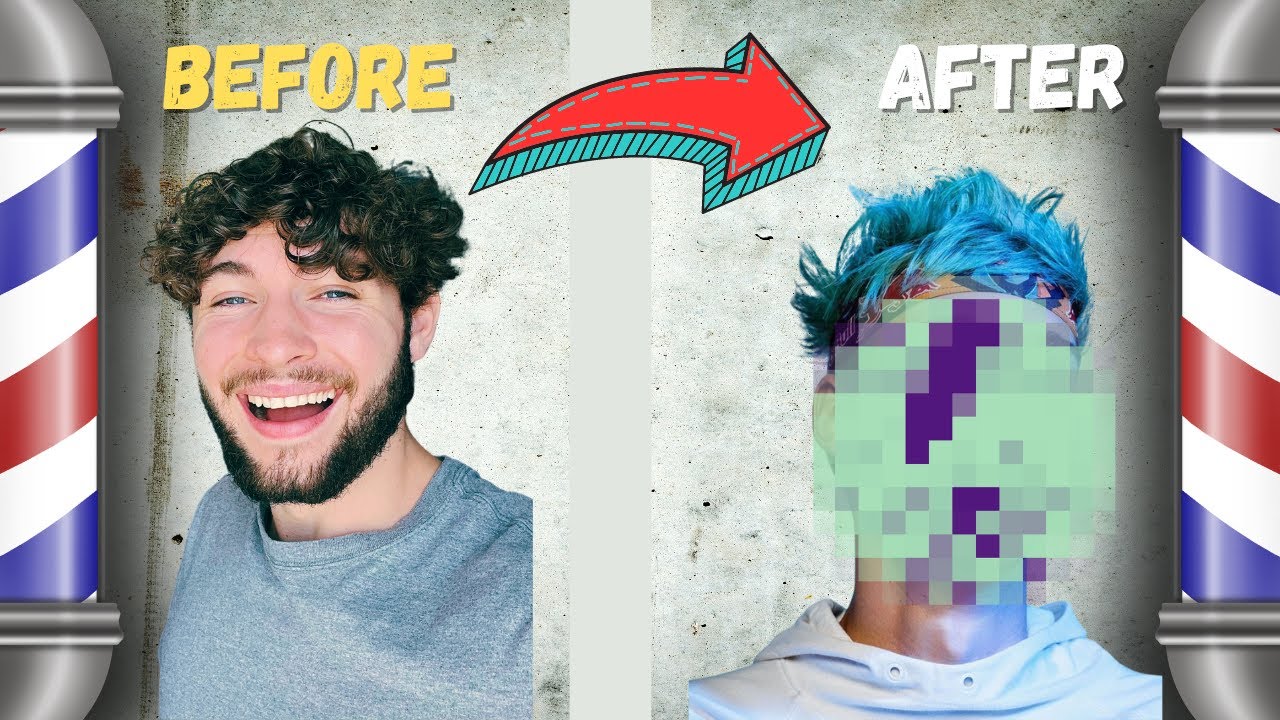 I Dyed My Hair Like a Fornite Streamer! - YouTube