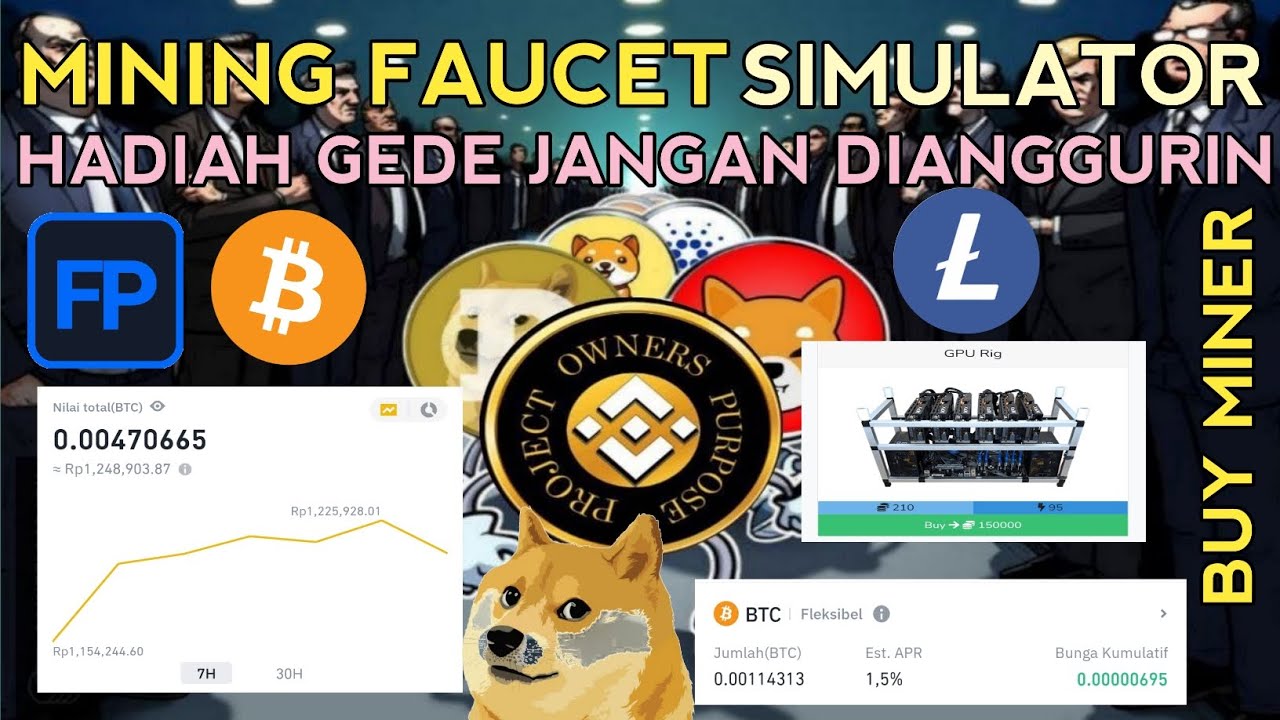 FAUCET MINING SIMULATOR GRATIS KALAU PENGEN PROFIT YA BUY MINER - YouTube