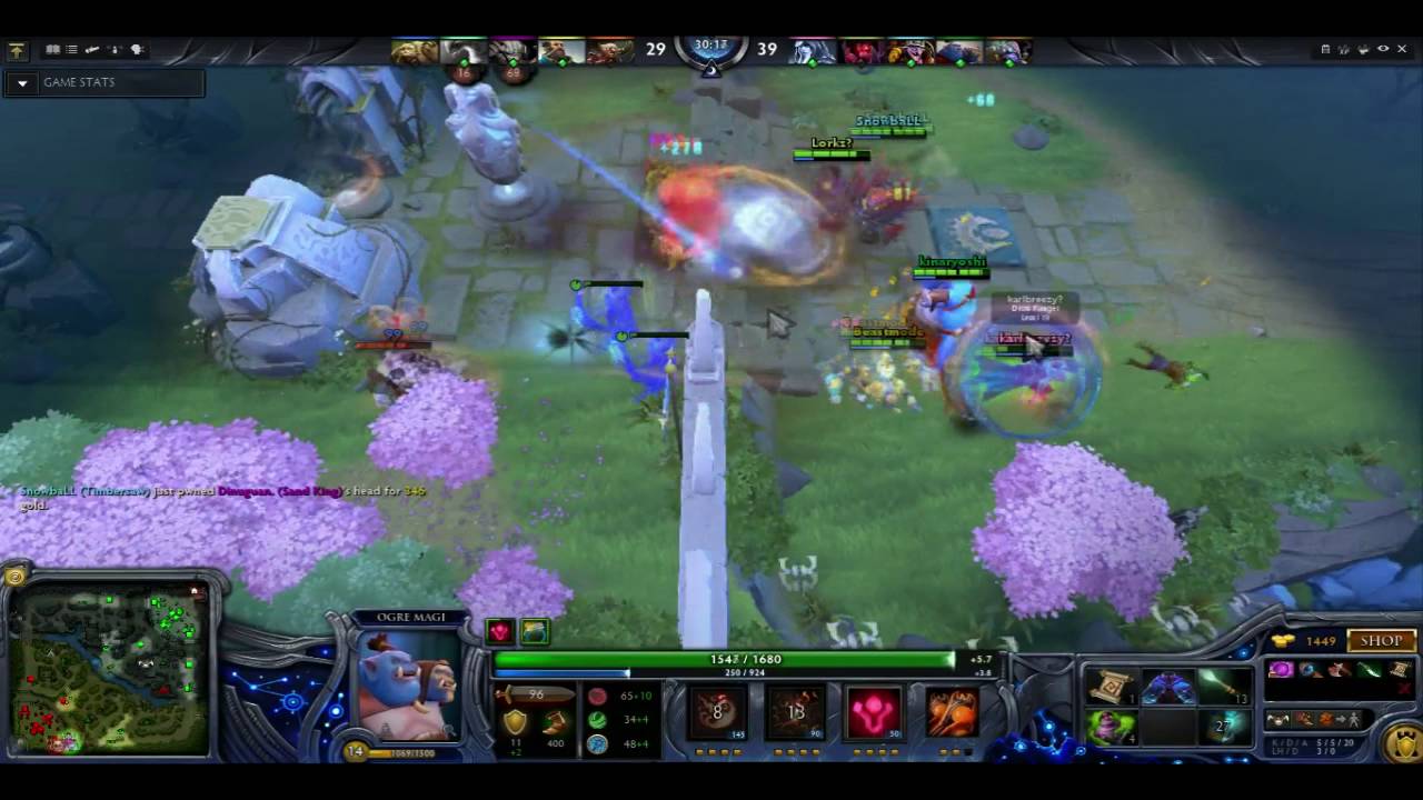 Dota 2 order for courier - YouTube