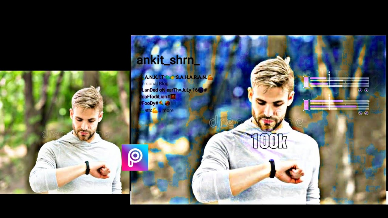 👑 HOW TO MAKE FUTURISTIC TIME WATCH IN PICSART 👑 - YouTube
