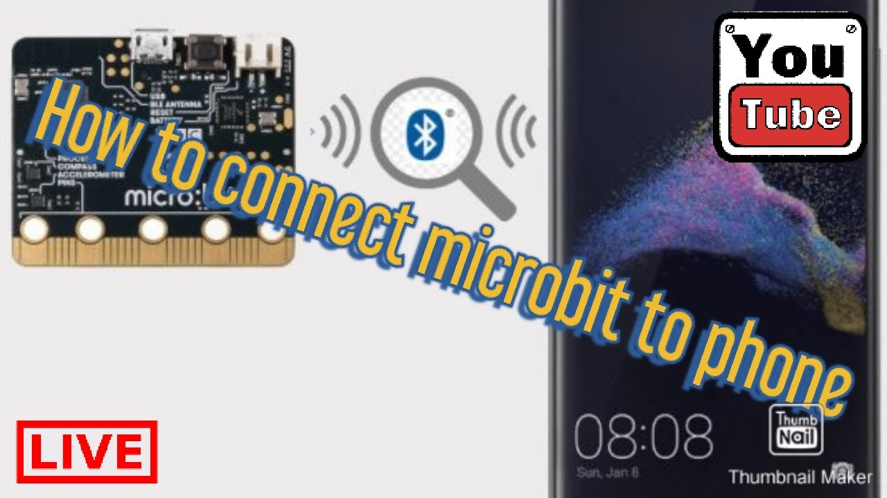 How to connect microbit to phone - YouTube