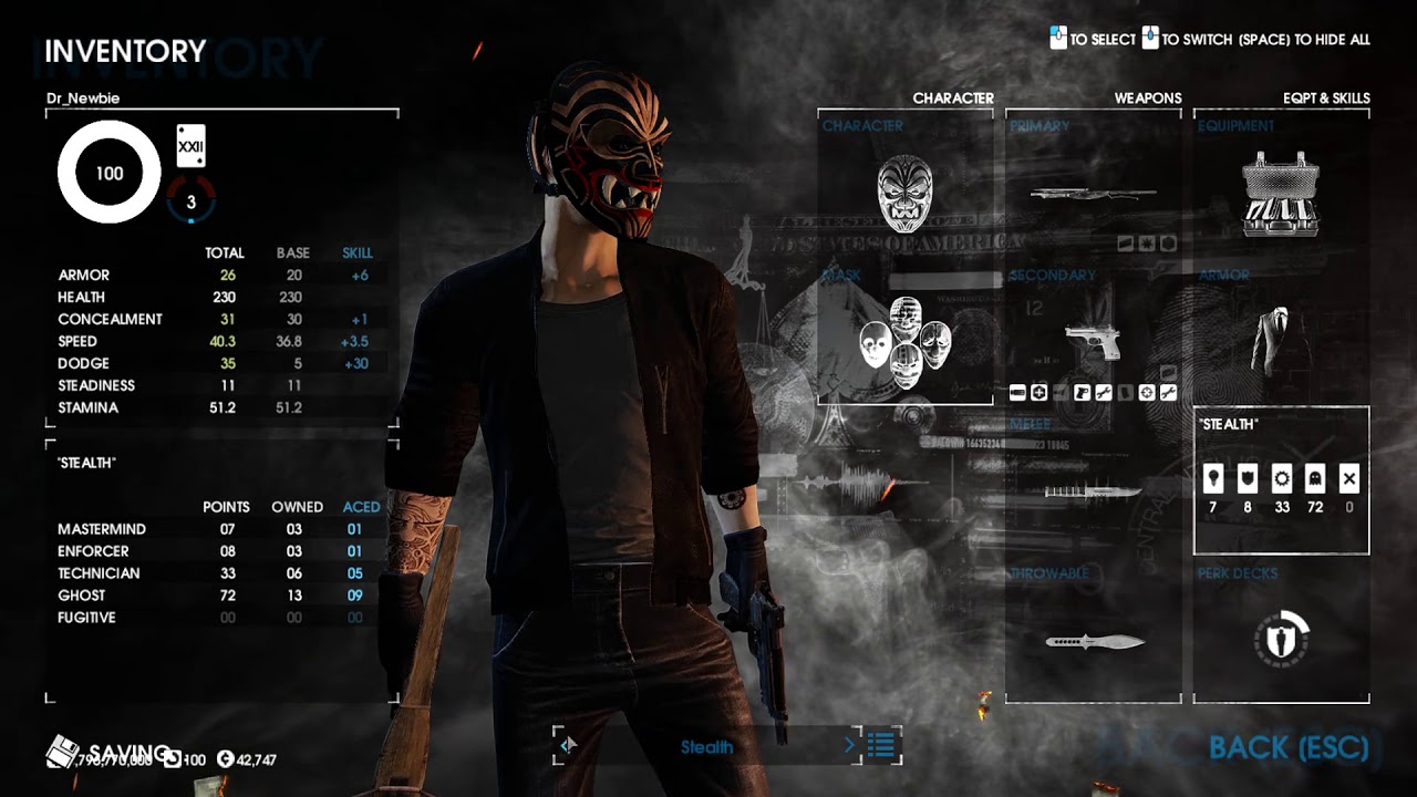 Payday 2 - Ace of Aces , Profiles Bugs Fixed - YouTube