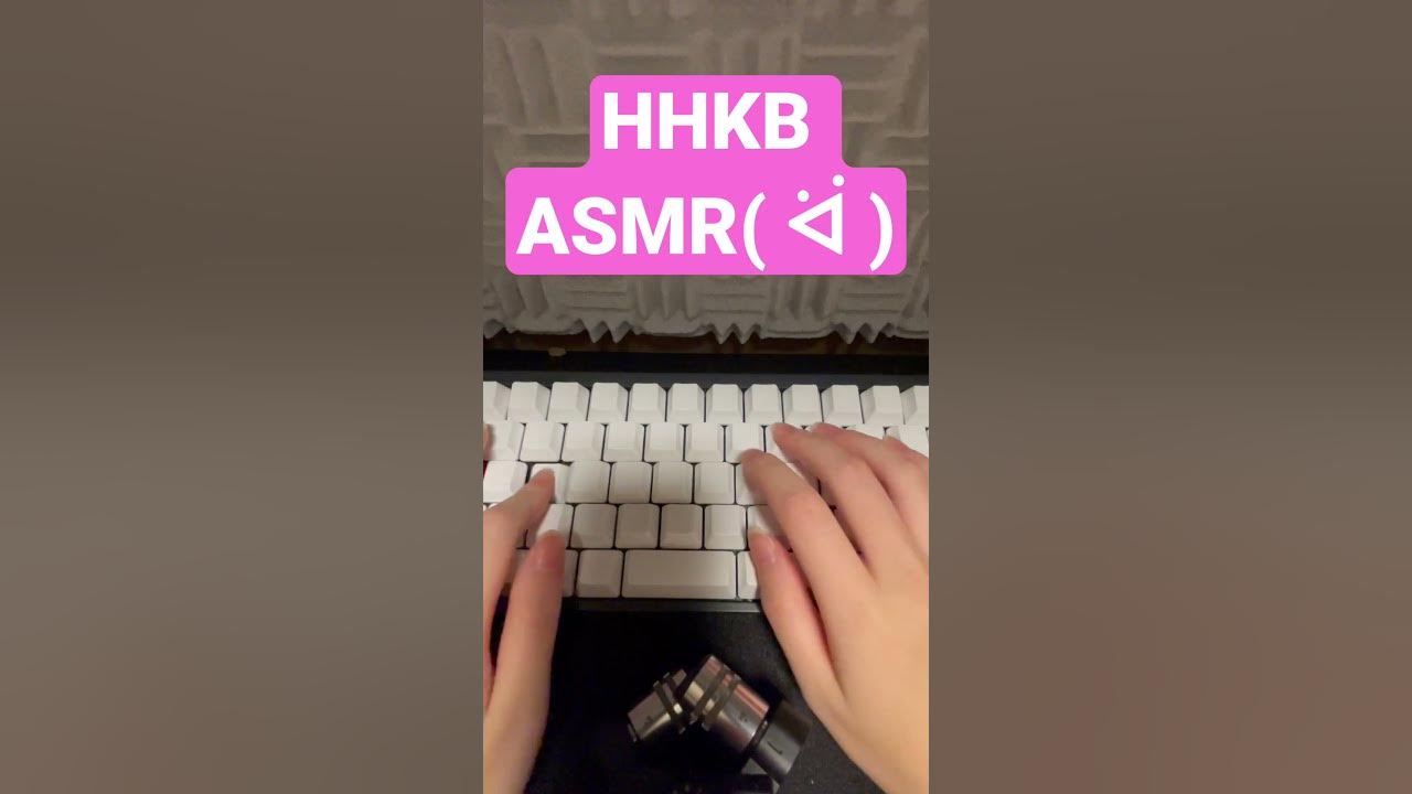【ASMR】Typing sound【HHKB】 - YouTube