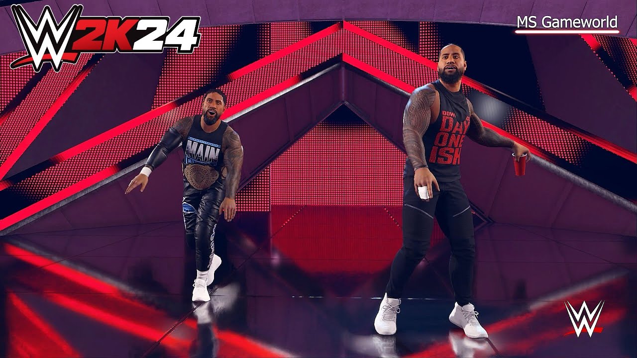 The USOS vs The Judgement Day for the Tag Team Championship | Bloodline Story | WWE 2K24 ...