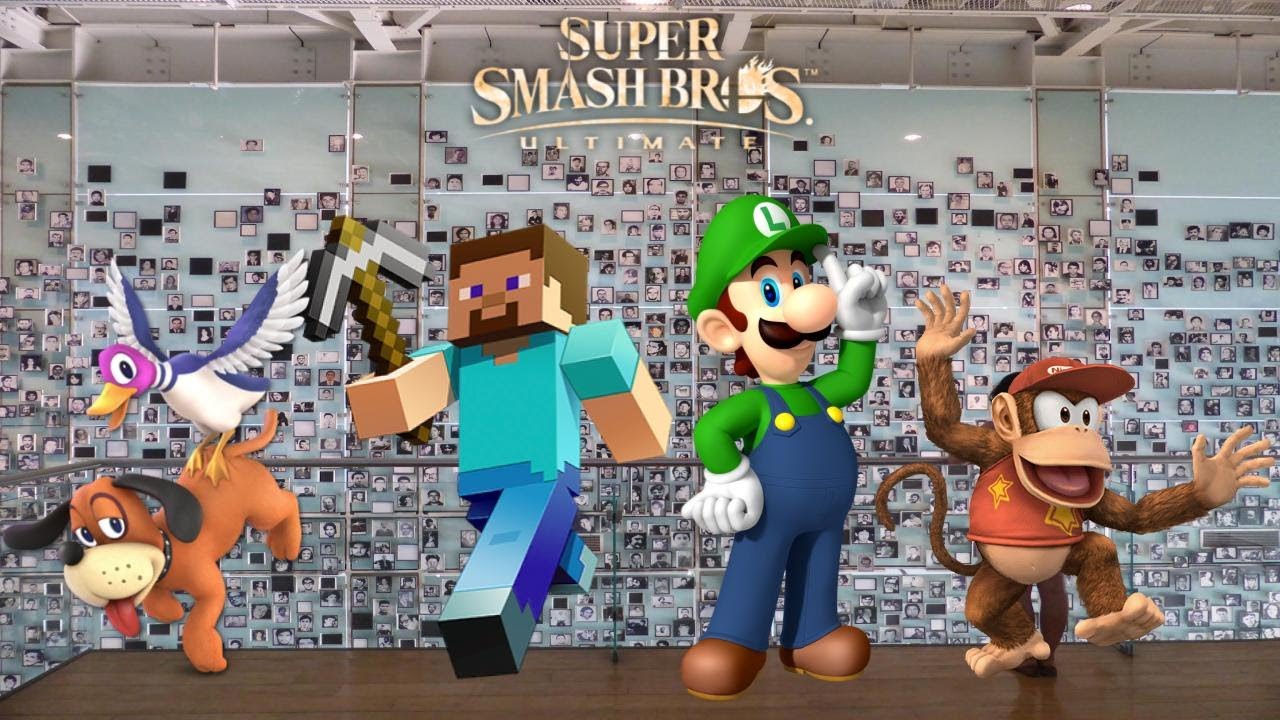 Super Smash Bros. Ultimate - Match 35 (4 players, Stock) - YouTube