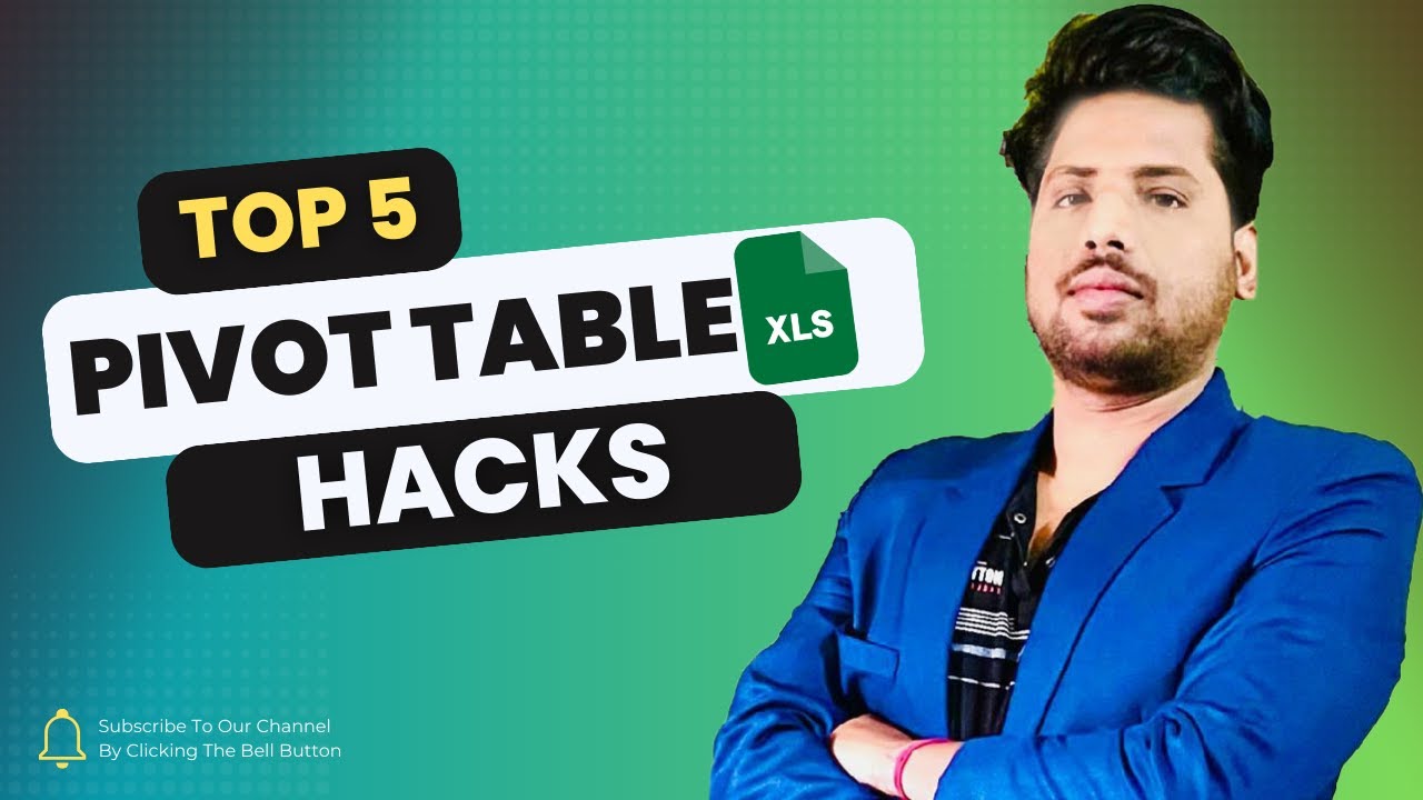 Top 5 Amazing Pivot Table Hacks | I Bet You Don't Know These 5 Hacks ...
