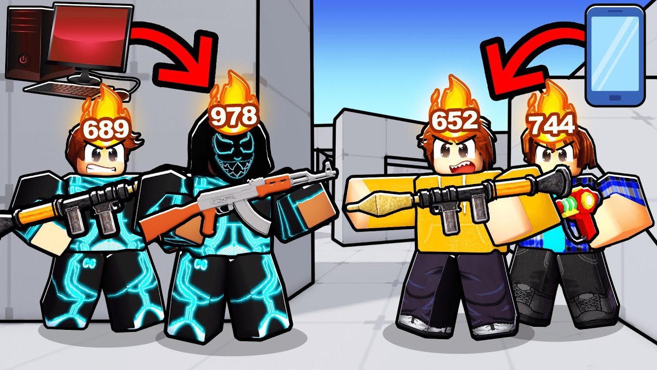 BEST PC PLAYERS VS BEST MOBILE PLAYERS in Roblox Rivals! - YouTube