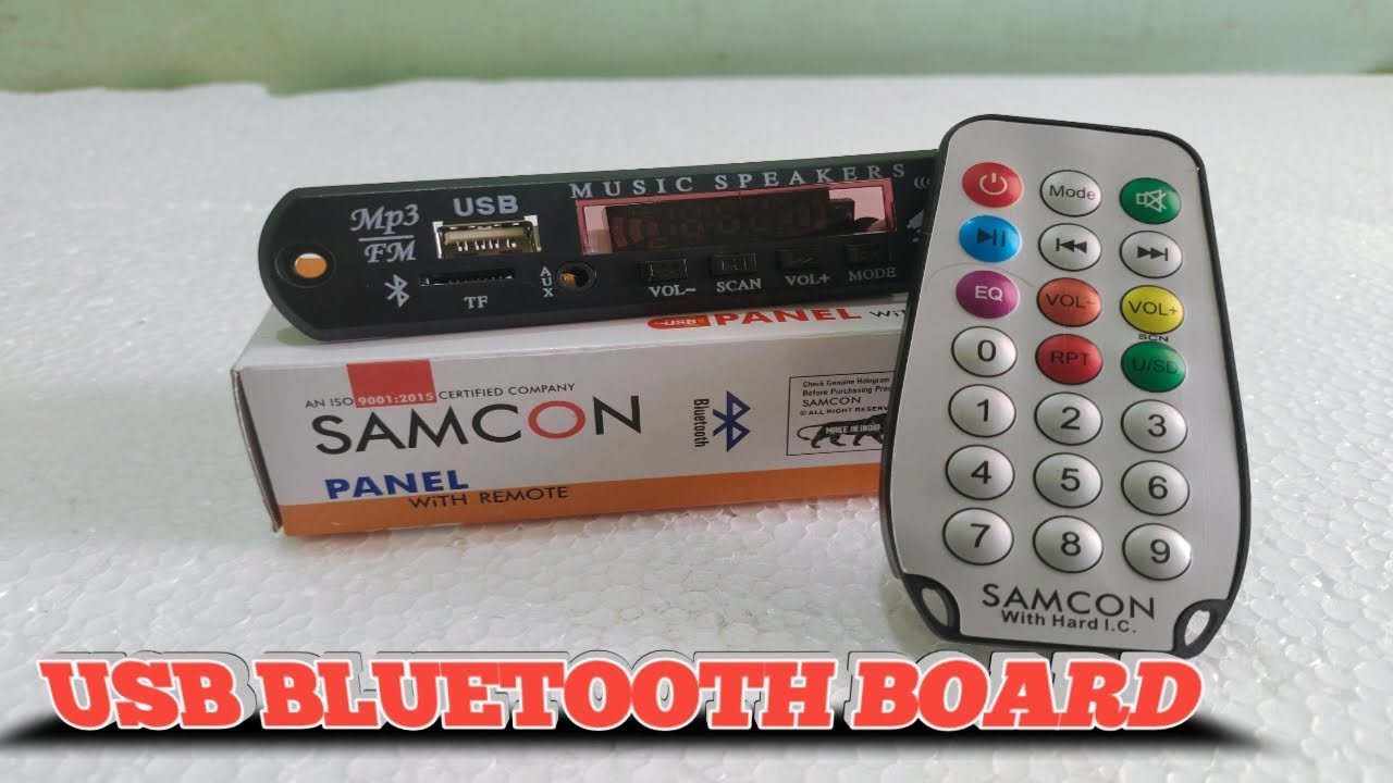 USB BLUETOOTH BOARD REVIEW | SAMCON USB BOARD | RV AUDIO - YouTube