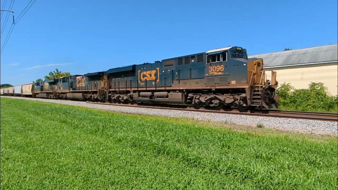 CSX M-372-27 Mixed Freight - YouTube