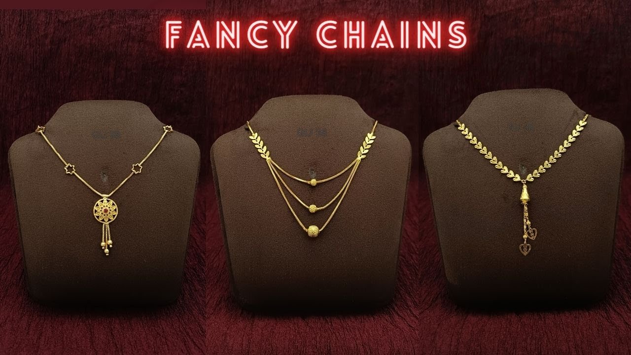 New Fancy Chains Jewellery Colections #geethaimitationjewellery#choker# ...