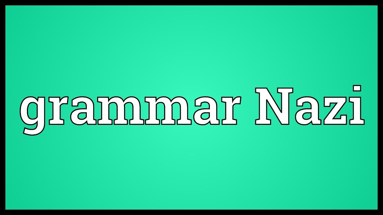 Grammar Nazi Eagle