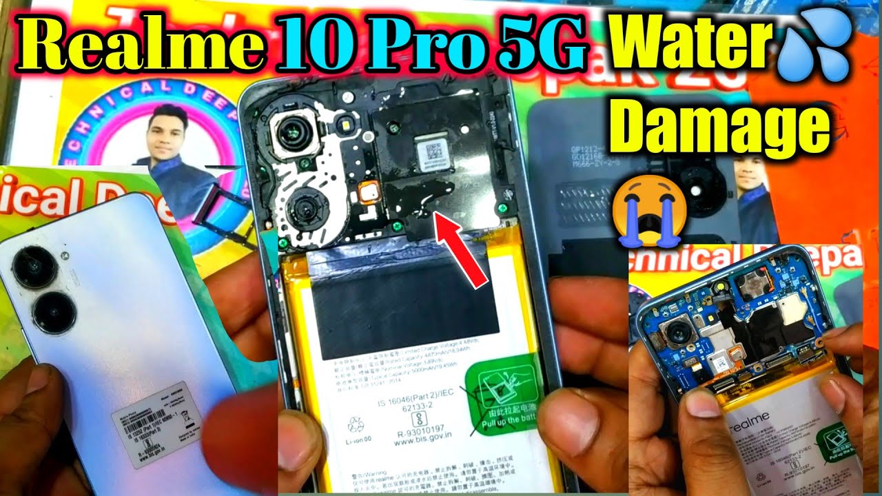 Realme 10 Pro 5G water damage repair || Realme Phone liquid damage ...