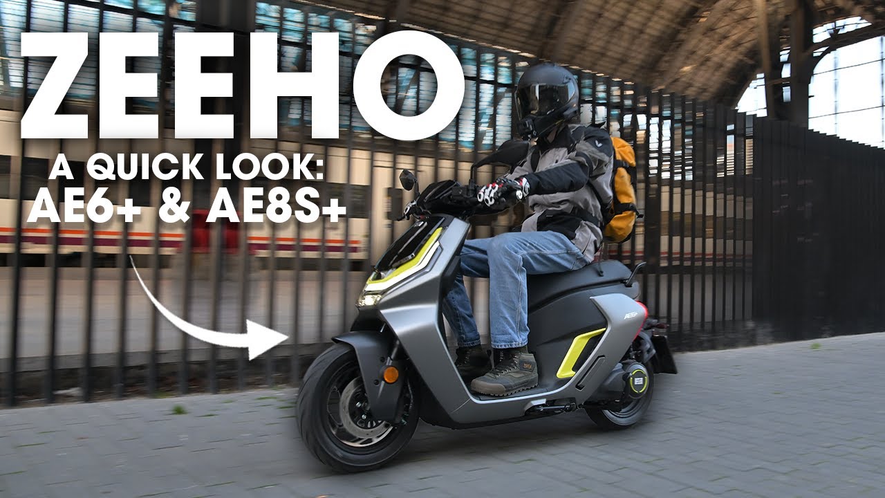 ZEEHO: AE6+ & AE8S+, A Quick Look at CFMOTO's Electric Wing - YouTube
