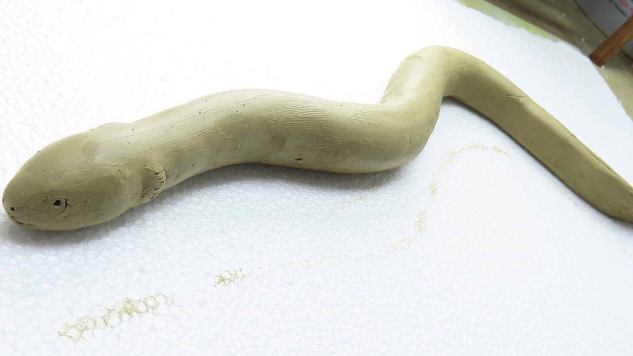 Brilliant men he can build clay eel using his expert - YouTube