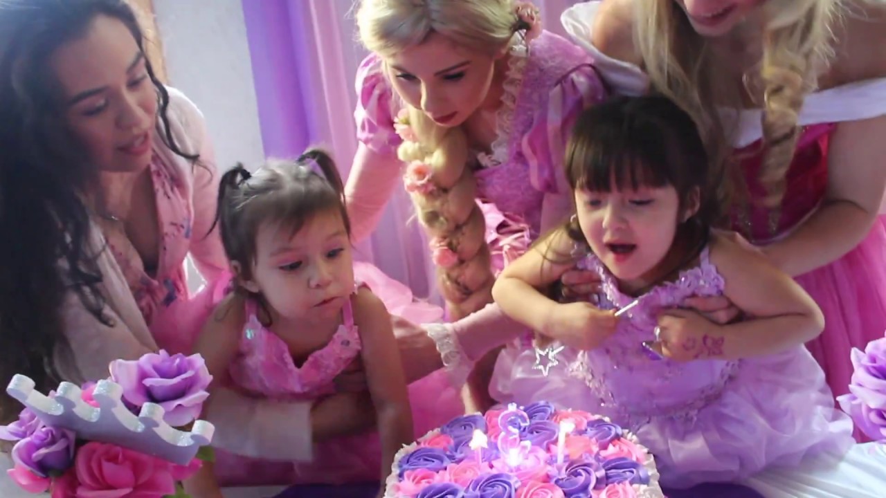 Princess Birthday Party!! - YouTube