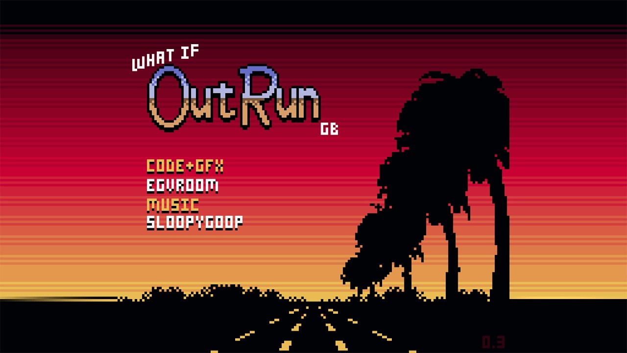 What if Outrun (Gameboy Color, Homebrew) - YouTube