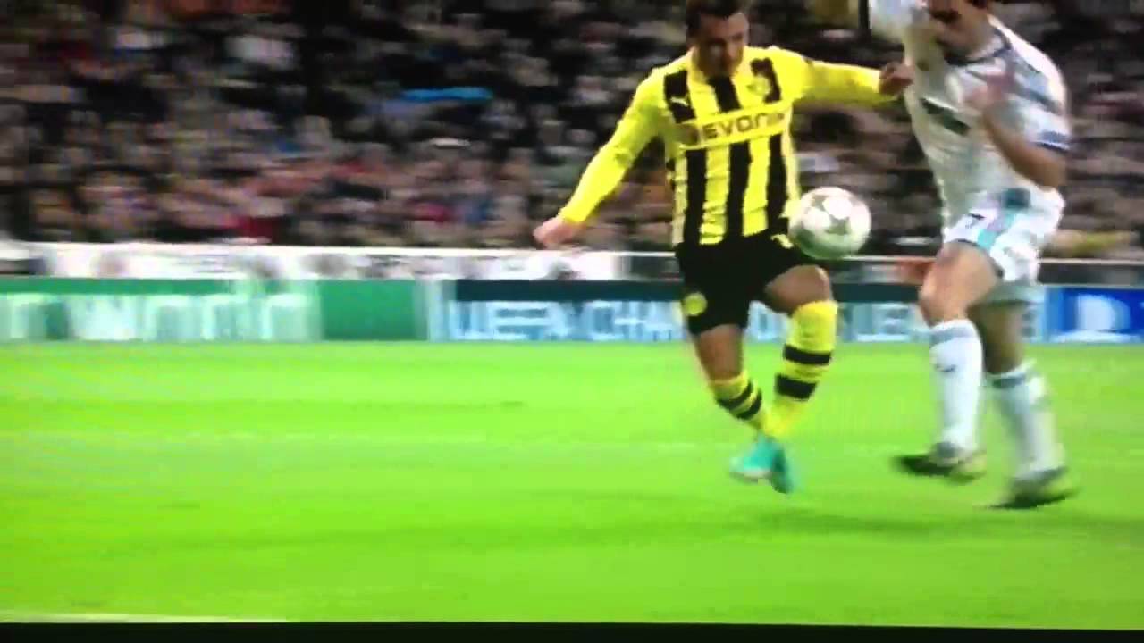 Mario Gotze Amazing Goal / Real Madrid vs Borussia Dortmund - YouTube