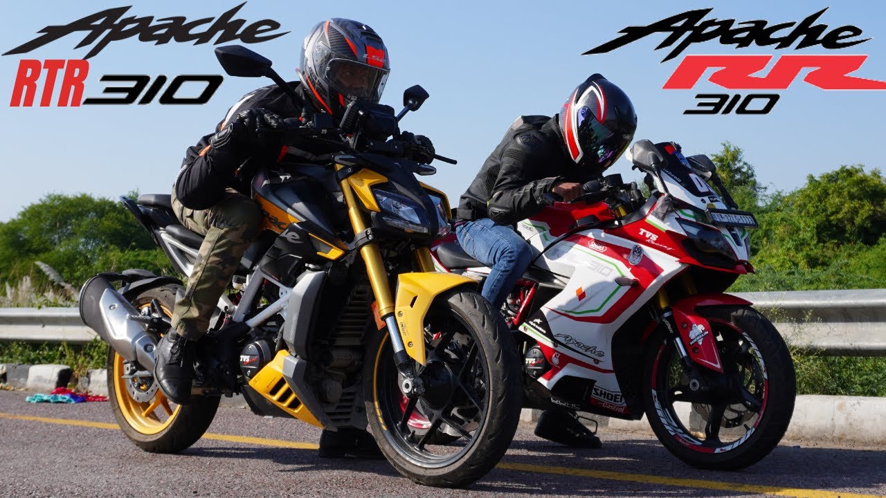 Apache RTR 310 vs Apache RR310 Drag Race - YouTube