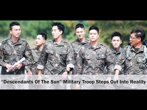 “Descendants Of The Sun” Military Troop Steps Out Into Reality