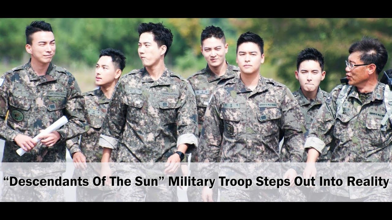 “Descendants Of The Sun” Military Troop Steps Out Into Reality - YouTube