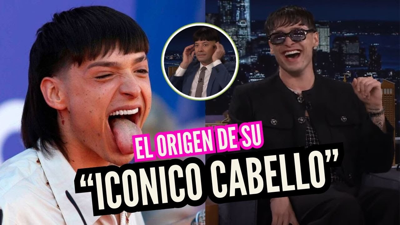 Peso Pluma revela a Jimmy Fallon la historia detrás de su icónico corte ...