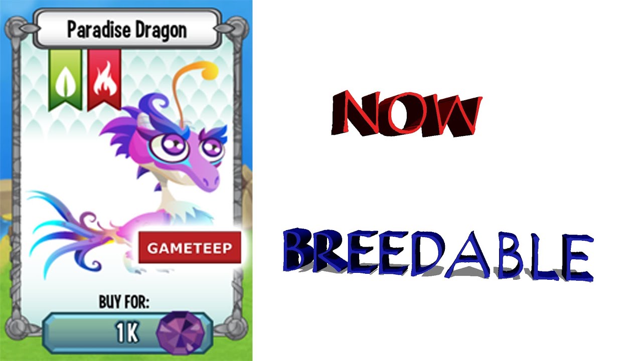 Breed paradise dragon EASY!!! - YouTube