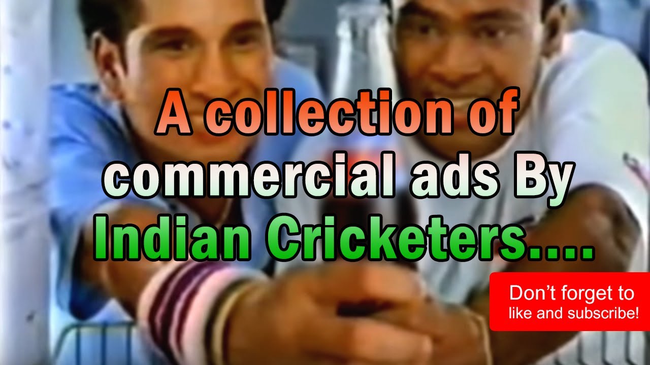 Collection of Commercial Ads By Indian Cricketers. - YouTube
