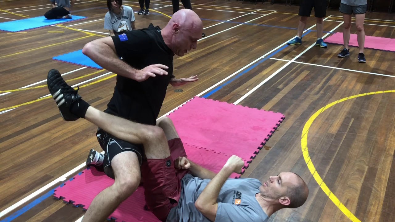 How to escape mounted position | Krav Maga - YouTube