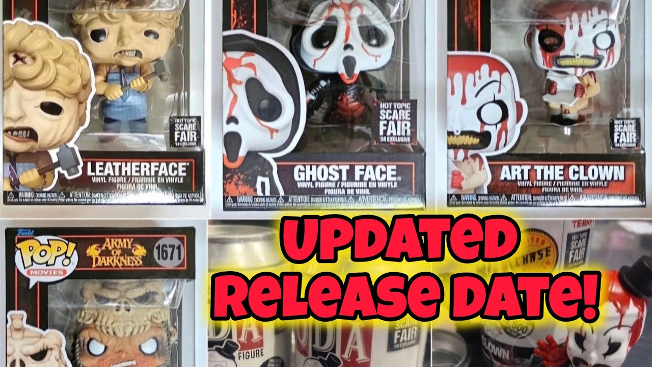 Hot Topic Scare Fair Funko Pop Release Update! - YouTube