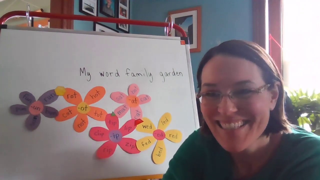 Phonics 4/8: My word family garden - YouTube