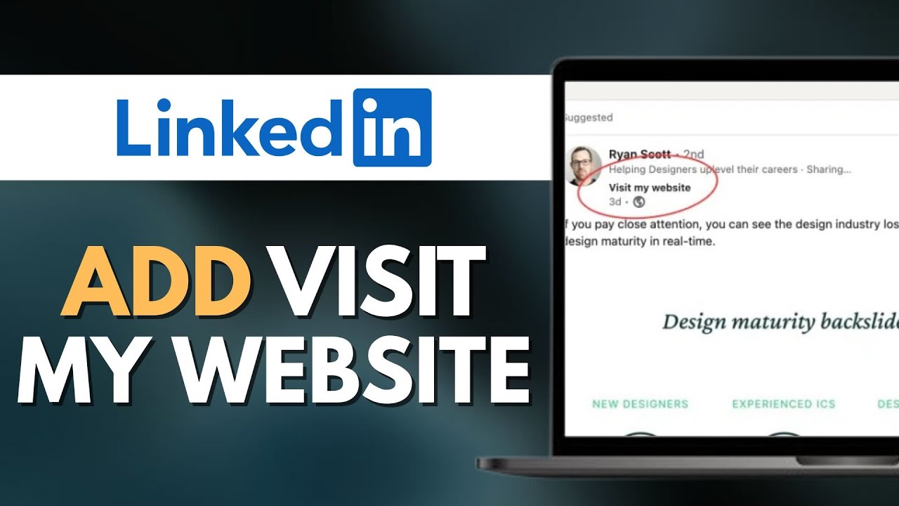 How to Add Visit My Website to Linkedin Profile (Full Guide) - YouTube