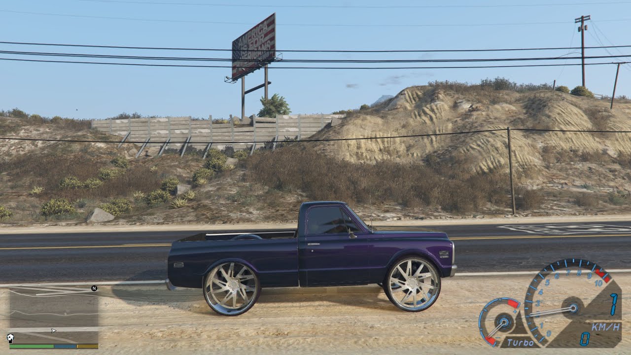 GTA 5 Chevrolet C10 mod #BigWheels #BigRims #Donk - YouTube