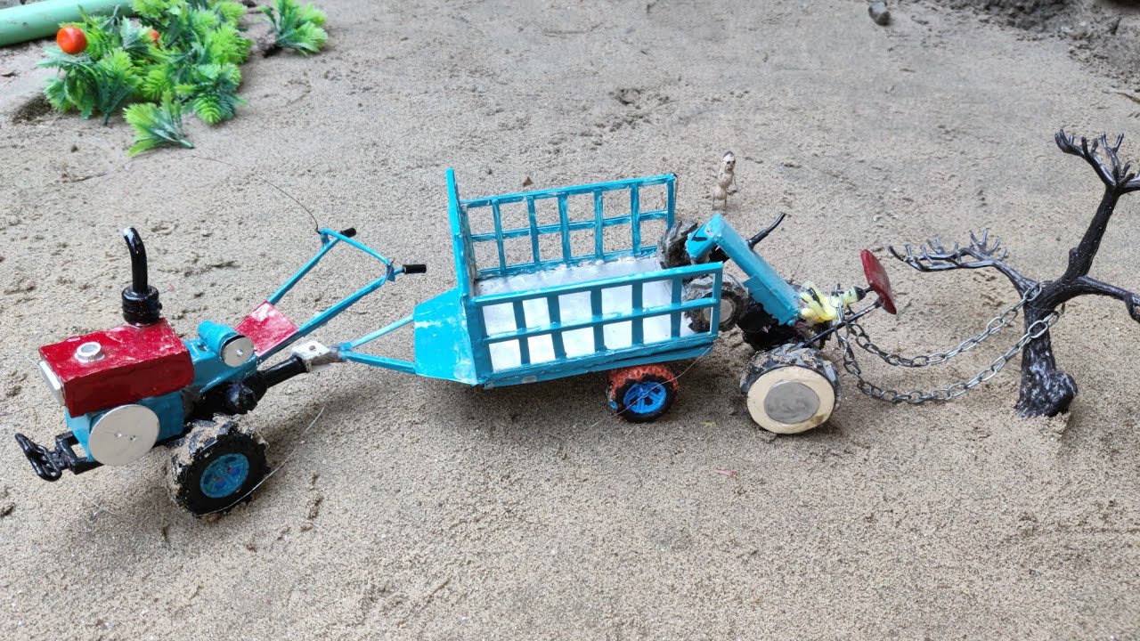 diy mini power tiller tolly science project | diy tractor | KeepVilla ...
