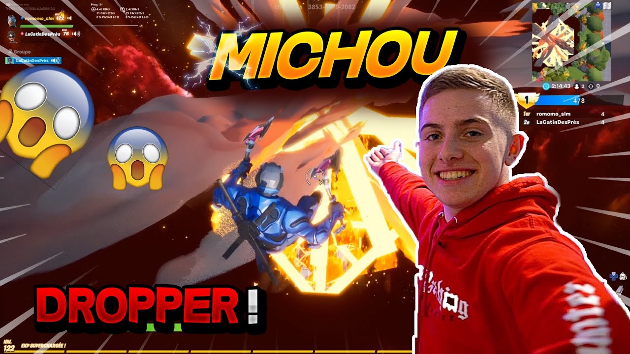 On Teste Le Dropper De Michou Sur Fortnite Ft Lacatindesprès