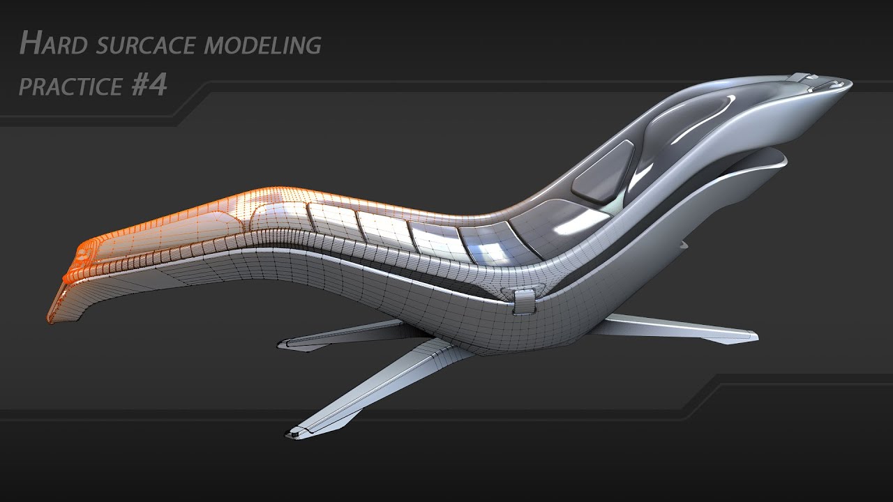 Hard surface modeling practice 04 - YouTube
