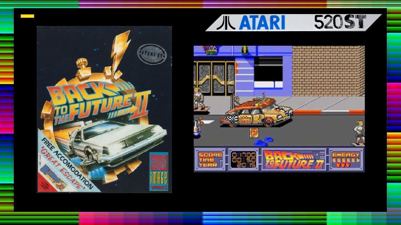 Atari ST Game Review - BACK TO THE FUTURE 2 - YouTube